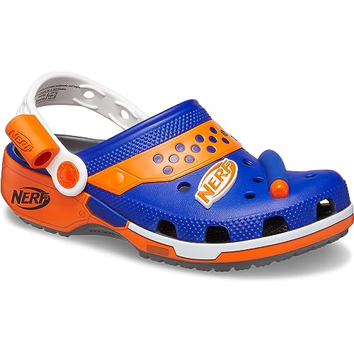 Crocs Unisex-Child Classic Clogs, Nerf Blue, 6 US Big Kid