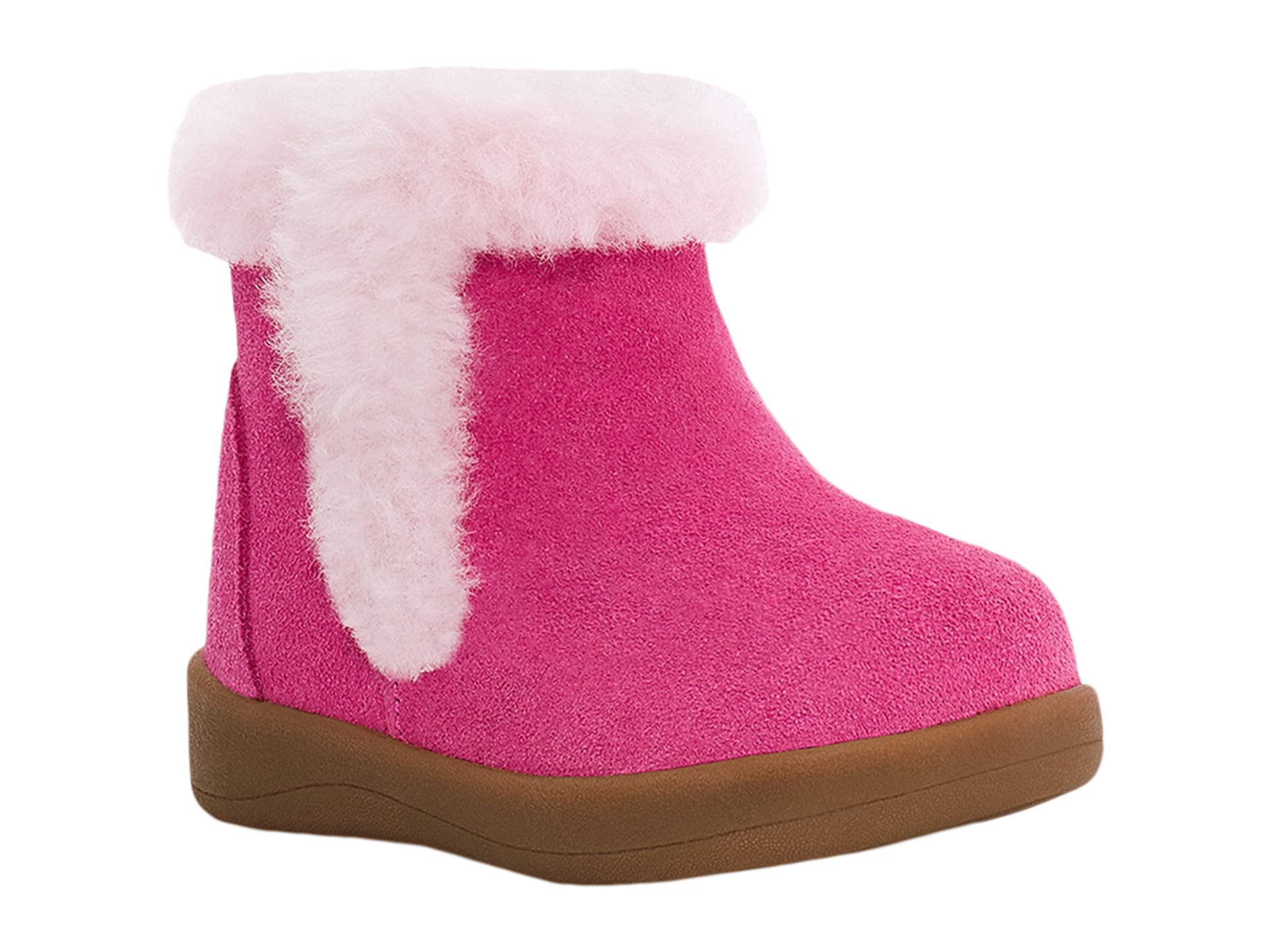 UGG Baby Girls I MALLYA Fashion Boot, PINK AZALEA SUEDE, 2-3 Infant