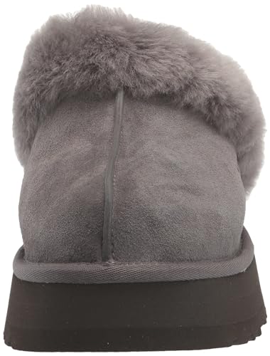 UGG Women's Disquette Slipper, Charcoal, 10