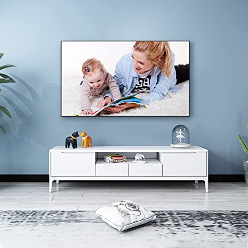 USX MOUNT TV Wall Bracket Tilting Universal TV Mount for Most 26-55 Inch Flat Screen TV with Weight Capacity Up to 99lbs, Low Profile +/-12 ° Tilt TV Bracket with Tilting Knob,Max VESA 400x400mm