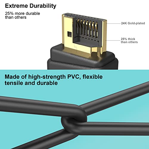 BENFEI HDMI to HDMI Cable, 4K@60Hz High Speed 6ft HDMI 2.0 Cable, 18Gbps, 4K HDR, 3D, 2160P, 1080P, Ethernet, Audio Return(ARC) Compatible with UHD TV, Blu-ray, Xbox, PS4, PS3, PC - 6 ft