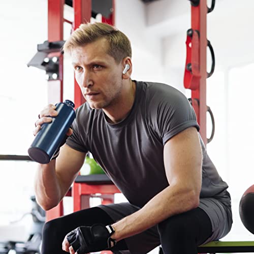 Morpheus 360 Pulse HD TW7800W Sweatproof Virtual Hybrid Active Noise Cancelling TWS Wireless Earbuds with Built-in Microphones for Sports, Gym, Workout, or Work. with Recharging Earbuds Case