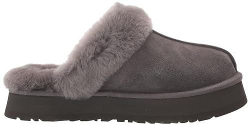 UGG Women's Disquette Slipper, Charcoal, 10