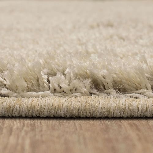 Mohawk Home Francesca Ornamental Medallion Light Gray 5' x 8' Shag Area Rug Perfect for Living Room, Dining Room, Office