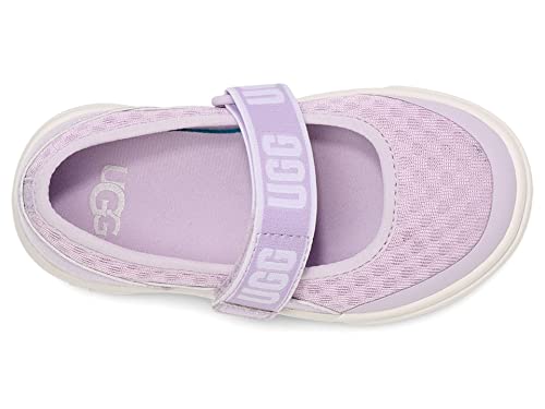UGG Unisex-Child Rennon Skimmer Glitter Sneaker, Lavender Fog, 11 Little Kid