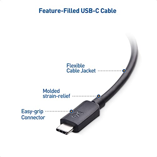 Cable Matters USB C to USB C Monitor Cable 6 ft / 1.8m with 4K 60Hz Video Resolution, 100W Power Delivery, and 5Gbps USB-C 3.1 Gen 1 Data Transfer