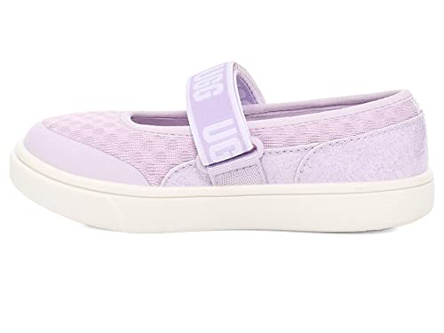 UGG Unisex-Child Rennon Skimmer Glitter Sneaker, Lavender Fog, 11 Little Kid