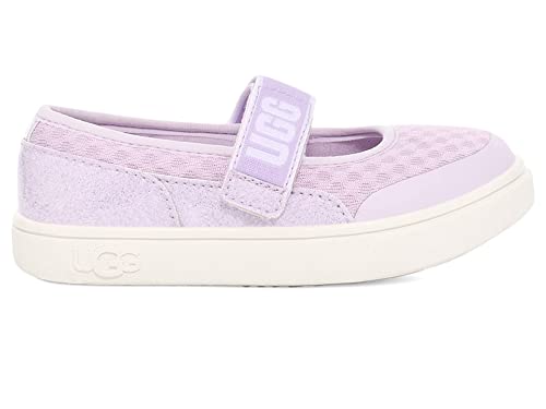 UGG Unisex-Child Rennon Skimmer Glitter Sneaker, Lavender Fog, 11 Little Kid