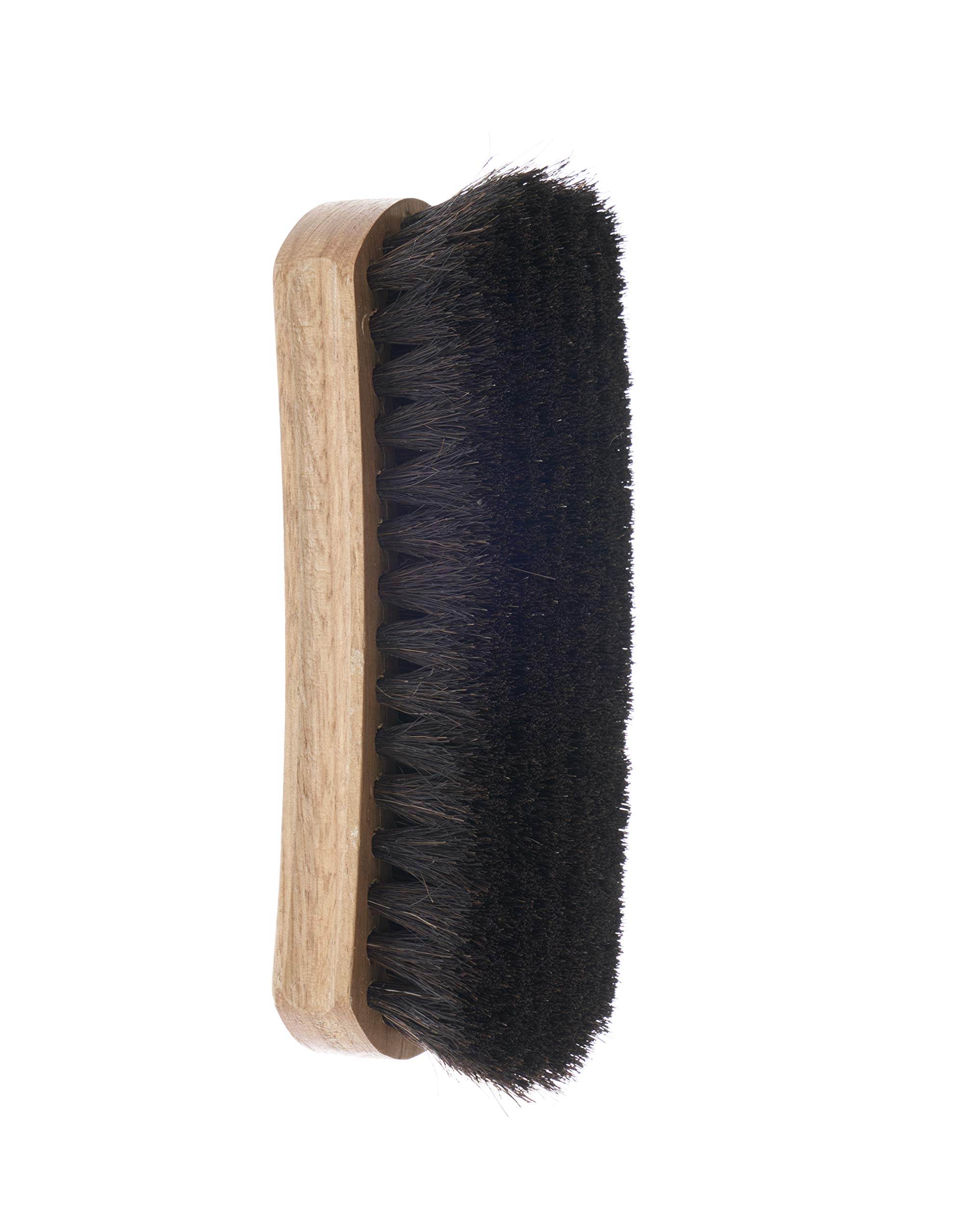 Superio Shoe Brush - Premium 7" Soft Bristles - Ideal for Cleaning and Polishing Shoes and Boots - Creates an Inimitable Shine on Leather - Sturdy and Durable