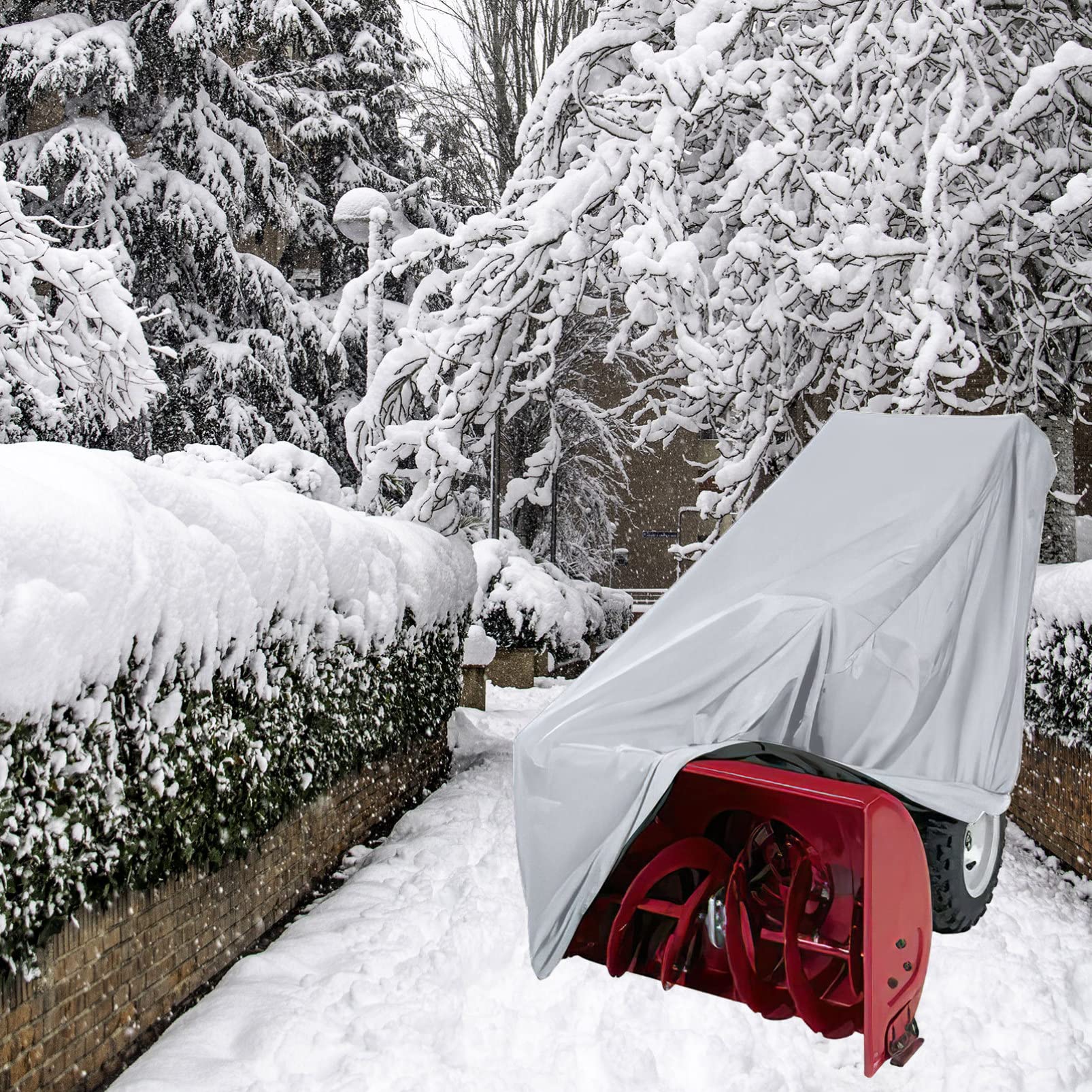 GANAZONO Snow Blower Protector Snow Blower Cover Snowplow Cover Farm Supplies Weatherproof Compact