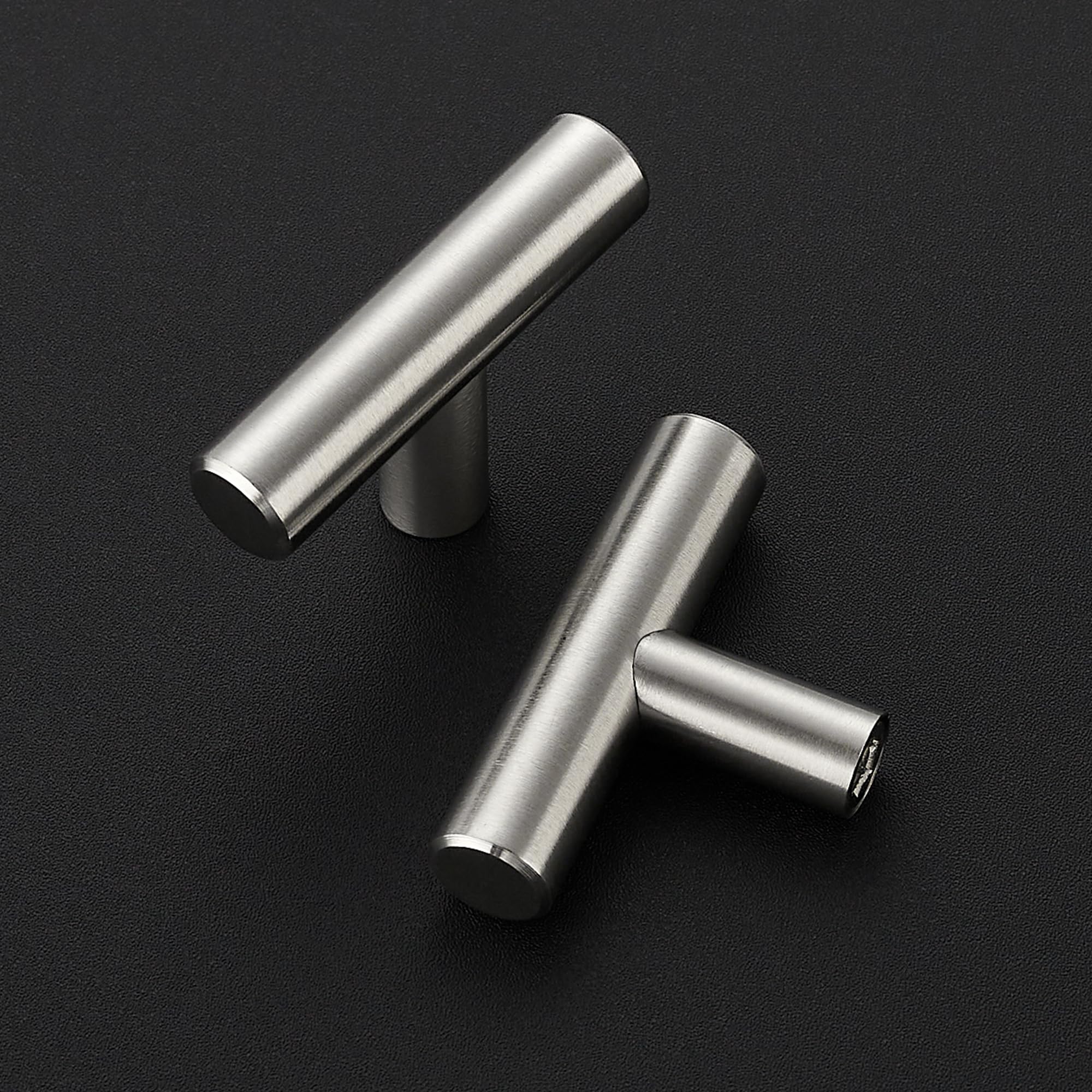 30-Pack 2in Brushed Nickel Cabinet Knobs - Silver Pulls for Kitchen Cabinets and Dressers