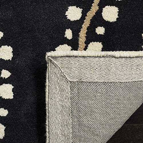 Martha Stewart Collection by SAFAVIEH 8' x 10' Francesca MSR4532A Handmade Ogee Dot Wool Living Room Dining Bedroom Area Rug