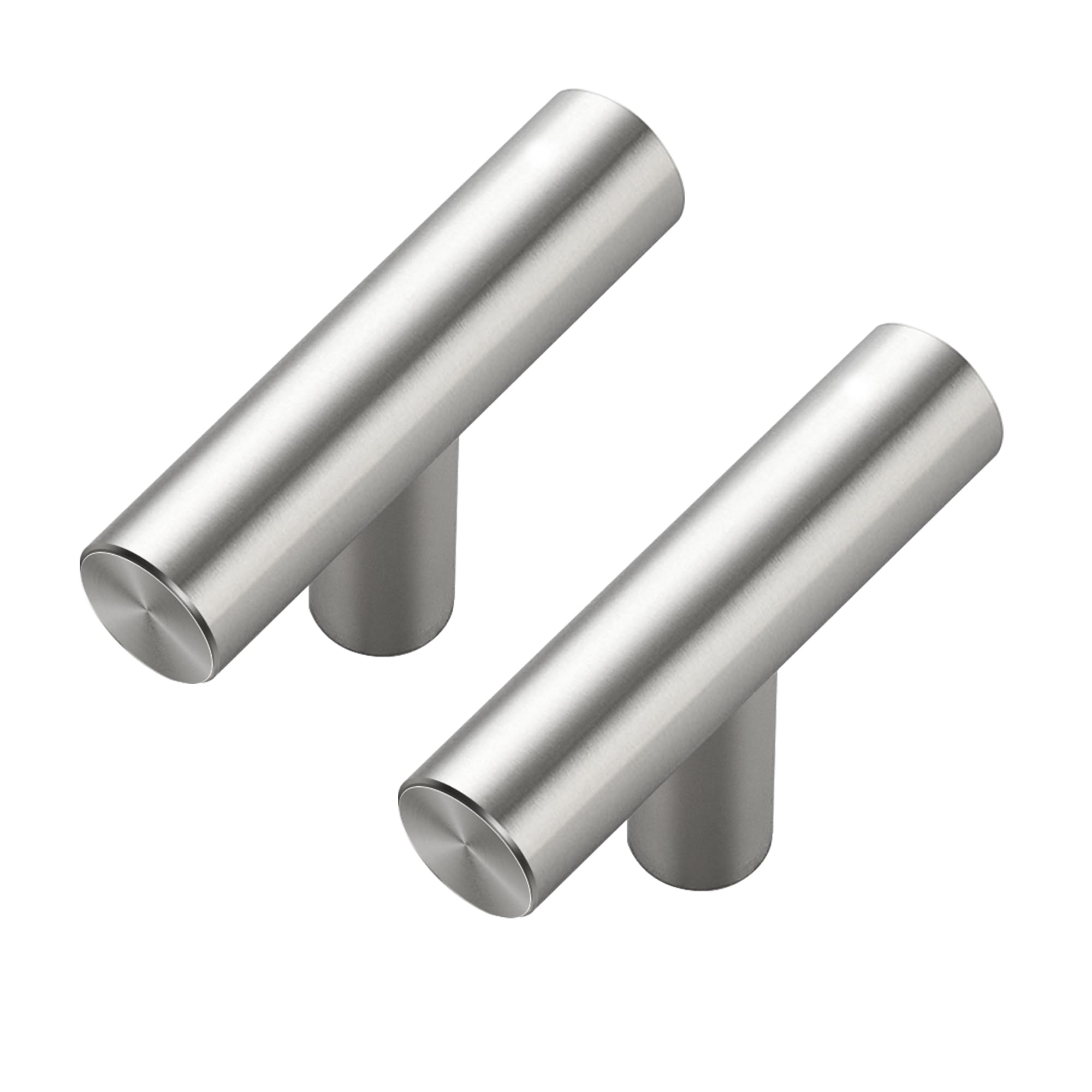 30-Pack 2in Brushed Nickel Cabinet Knobs - Silver Pulls for Kitchen Cabinets and Dressers
