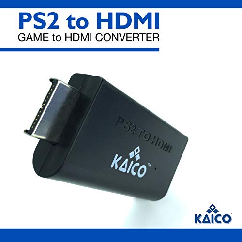 Kaico Edition - Playstation 2 PS2 HDMI Converter - PS2 to HDMI - Component to HDMI Converter Adaptor - Play Playstation 2 on Your HDMI TV - Retro Gaming PS2 HDMI Converter Adapterā¦