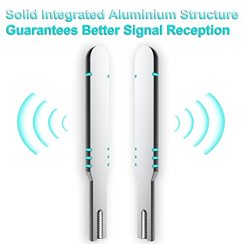 TV Antenna-Indoor Outdoor Digital HDTV Antenna with Magnetic Base, 50+ Miles Range,10ft Coax Cable Amplifier Signal Booster, Support 4K 1080P for All TVs