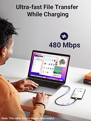 UGREEN 100W USB C to USB C Cable 2-Pack Type C Fast Charging Cable Compatible with MacBook Pro 2022, iPad Pro 2022, iPad Air 5, Samsung Galaxy S23/S22 Ultra, Pixel, PS5, Switch, etc. 3.3FT