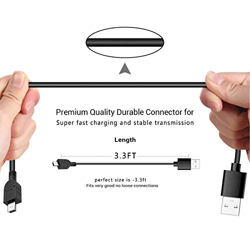Love your yy Replacement USB Charger Charging Cable Power Cord for OneTouch Verio IQ Blood Glucose Monitoring System Meter - Black (Not Compatible with OneTouch Verio Flex Models)