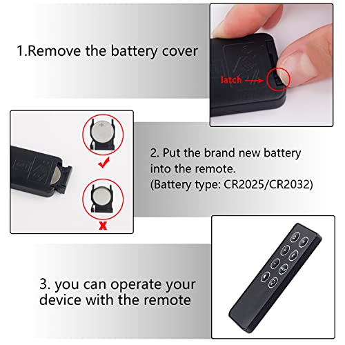 CHUNGHOP Bluetooth Remote Control Compatible with Bose Solo 5 10 15 Series ii TV Sound System 732522-1110 418775 TV Soundbar System, for Bose Solo Series II TV Speaker Remote (with CR2025 Battery)