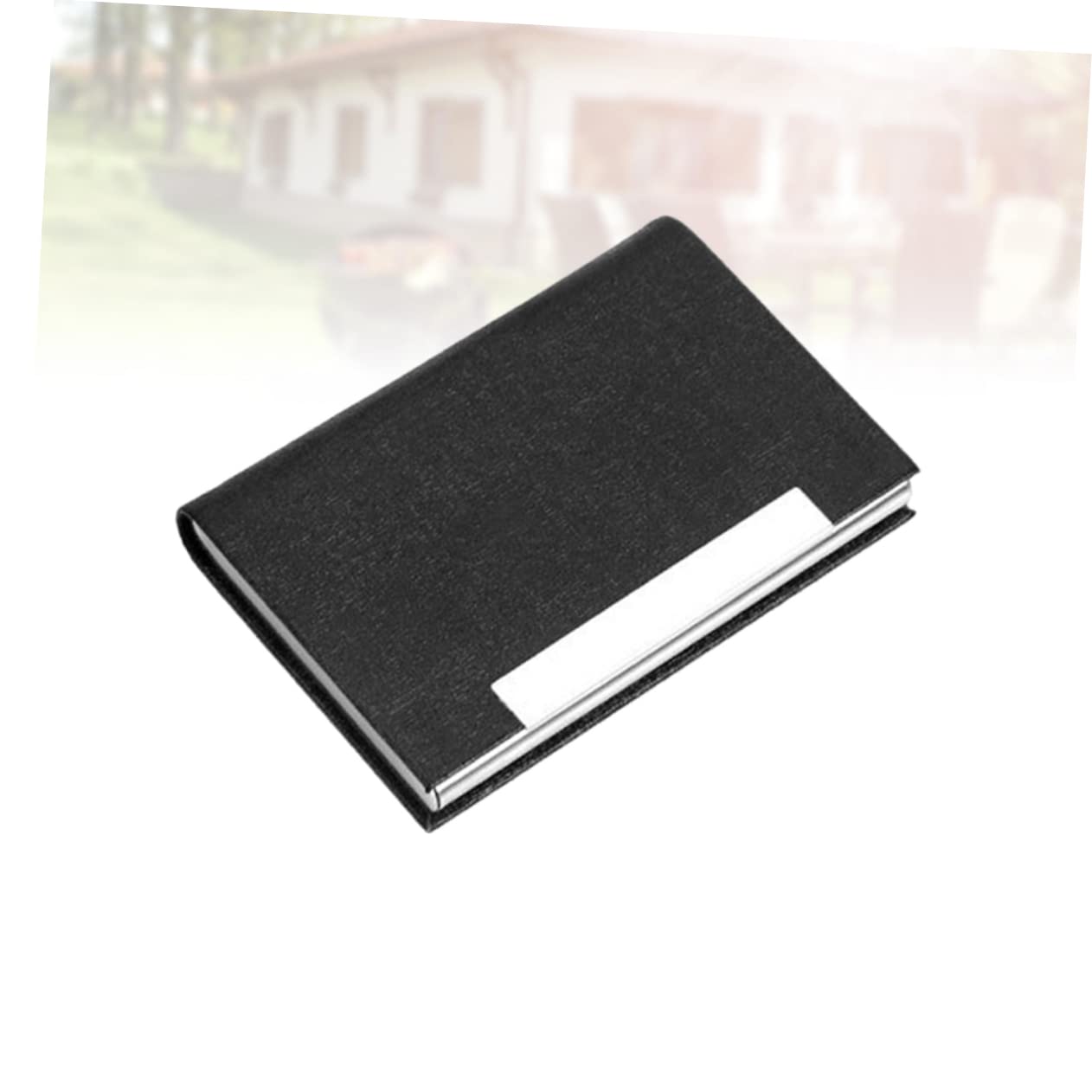 Tofficu 3pcs Business Wallet Name Holder Stainless Steel Case Holder for Business