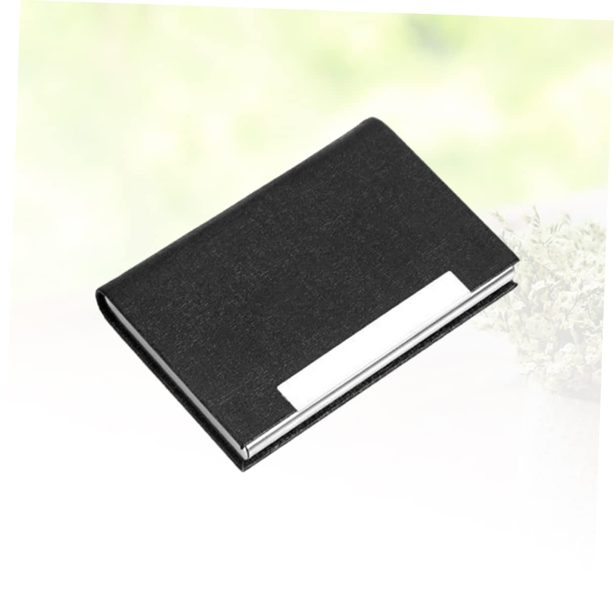 Tofficu 3pcs Business Wallet Name Holder Stainless Steel Case Holder for Business