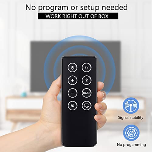 CHUNGHOP Bluetooth Remote Control Compatible with Bose Solo 5 10 15 Series ii TV Sound System 732522-1110 418775 TV Soundbar System, for Bose Solo Series II TV Speaker Remote (with CR2025 Battery)