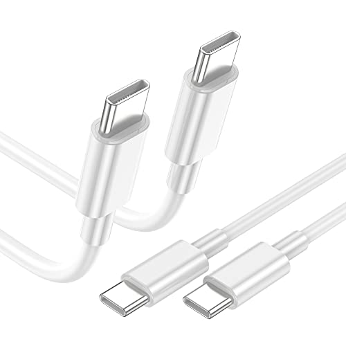 MacBook Pro Charger Cord 100W 2Pack 6ft USB C to USB C Apple Fast Charging Cable for MacBook Pro Air/2020/2019/2018/2017/2016/IPad Air 4/5/iPad Pro 12.9/11 Type C 6 ft Long USB-C to USBC Power