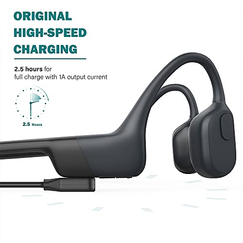 TUSITA [2-Pack Magnetic Charger Compatible with AfterShokz Aeropex, SHOKZ OPENCOMM, OPENRUN PRO, OPENRUN, OPENRUN Mini - USB Charging Cable 3.3ft