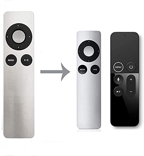 Replacement Remote Control for APPLE TV MC377LL/A 1st 2nd 3rd 4th Generation, A1294 A1218/MA711 A1378/MC572 A1427/MD199 A1625/MGY52/MLNC2 A1842/MQD22/MP7P2 Apple TV MC377LL/A MM4T2AM/A Remote Control