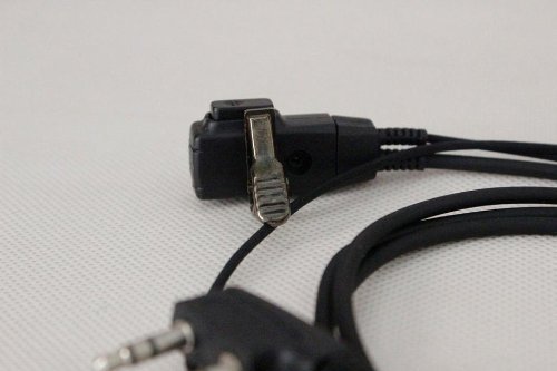 NSKI Air Acoustic Earpiece Headset for Two Way Radios UV-5R UV-B6 BF-888S UV-B6 UV-B5 Walkie Talkies 2-Pin Jack.