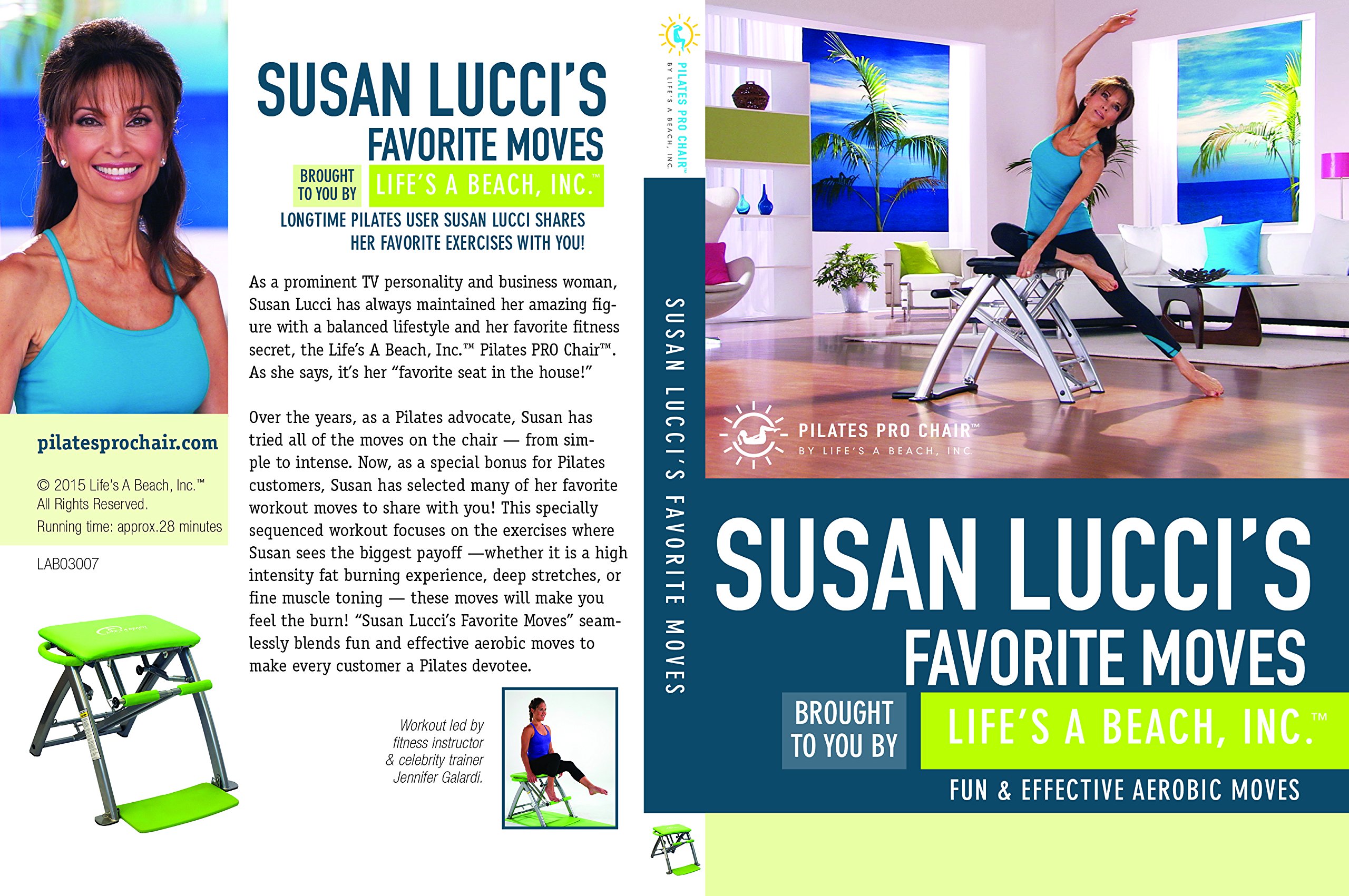 Life's A Beach Pilates PRO Chair 4 DVD Set