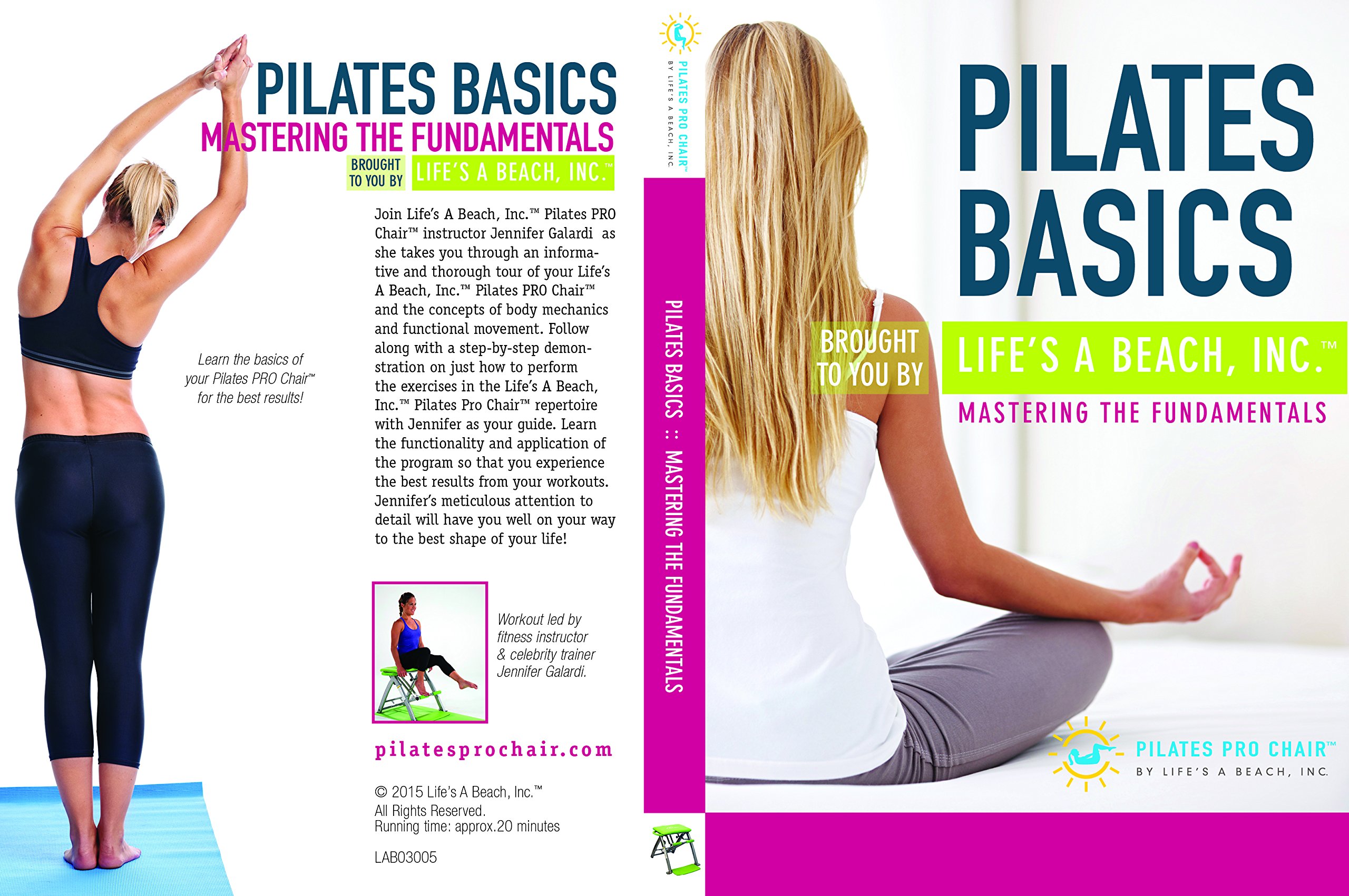 Life's A Beach Pilates PRO Chair 4 DVD Set
