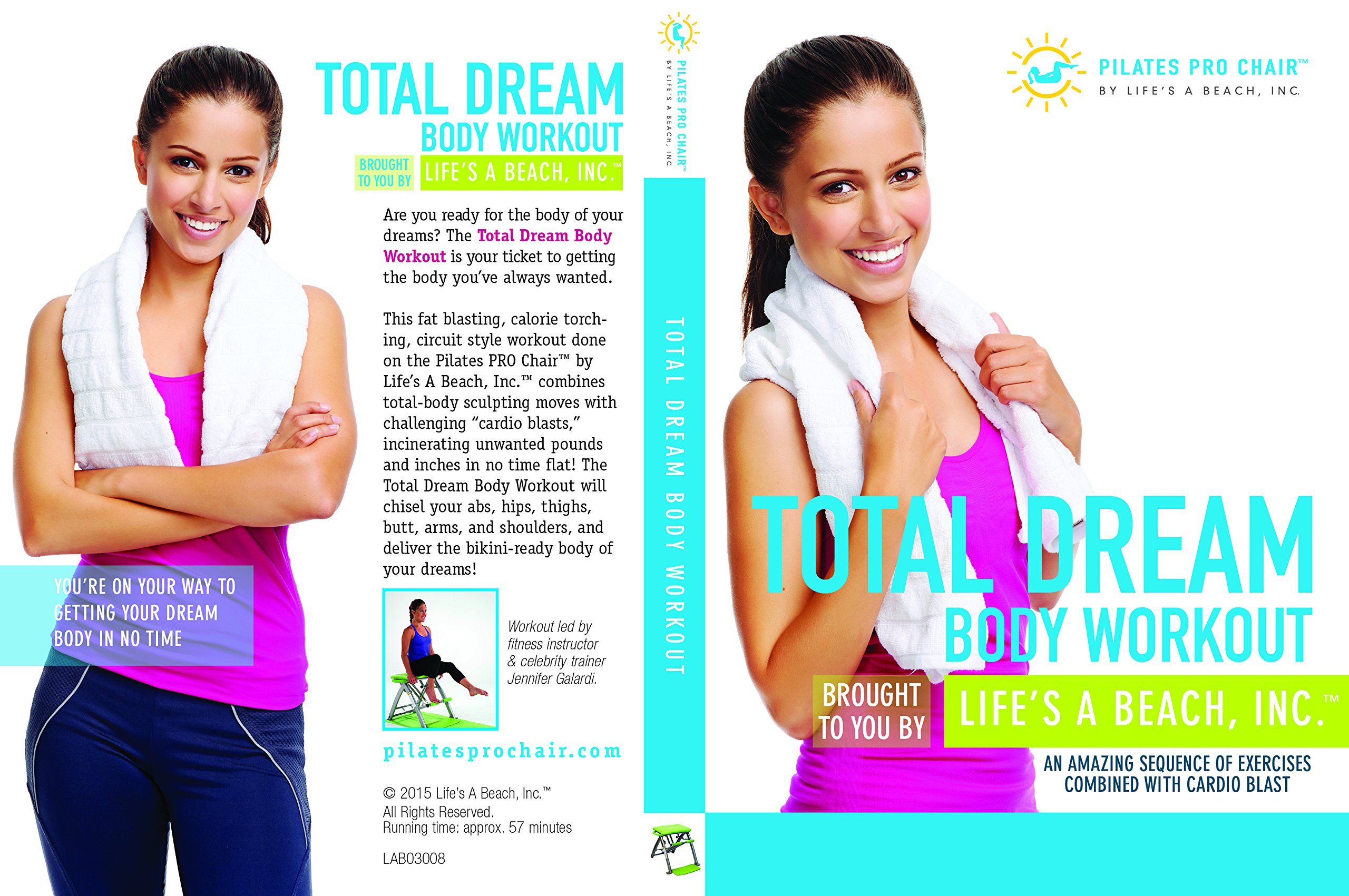 Life's A Beach Pilates PRO Chair 4 DVD Set