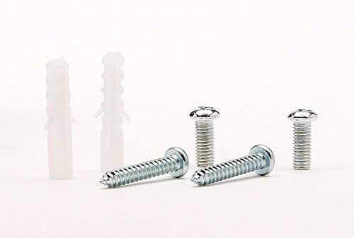 techsol 5 Pack of Black Speaker Wall Mount Brackets for Bose, Sony, Panasonic, Samsung and More