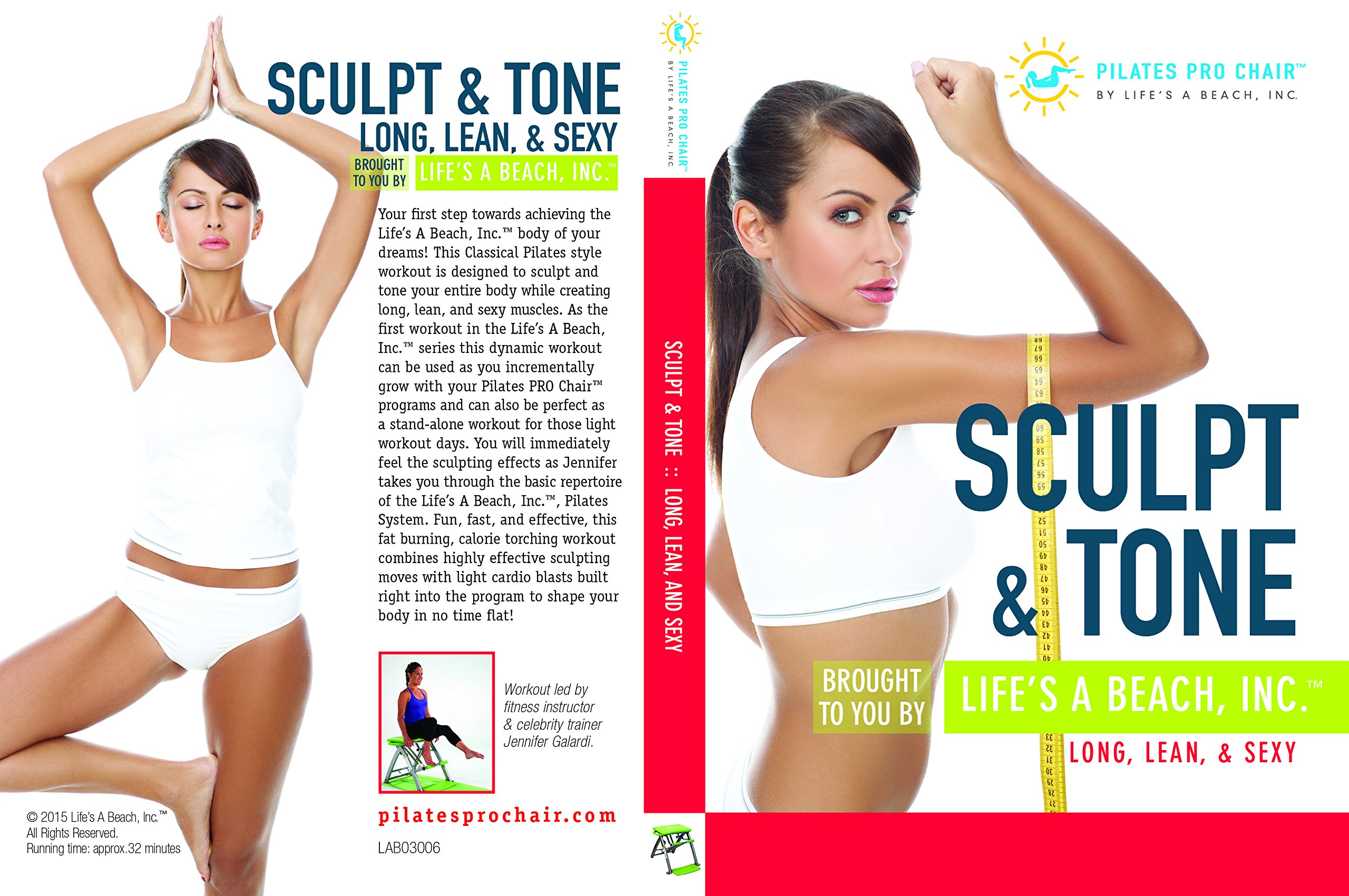 Life's A Beach Pilates PRO Chair 4 DVD Set