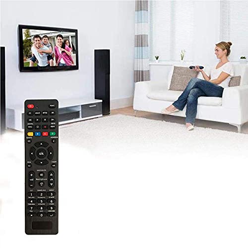 Universal Remote for Samsung,LG, Sony, Sharp, Vizio, Philips, Toshiba, Hitachi, Sanyo, JVC, TCL, Hisense, Vestel, Seiki, Insignia, Magnavox, haier, Panasonic, Smart TVsāSimple Settings Required
