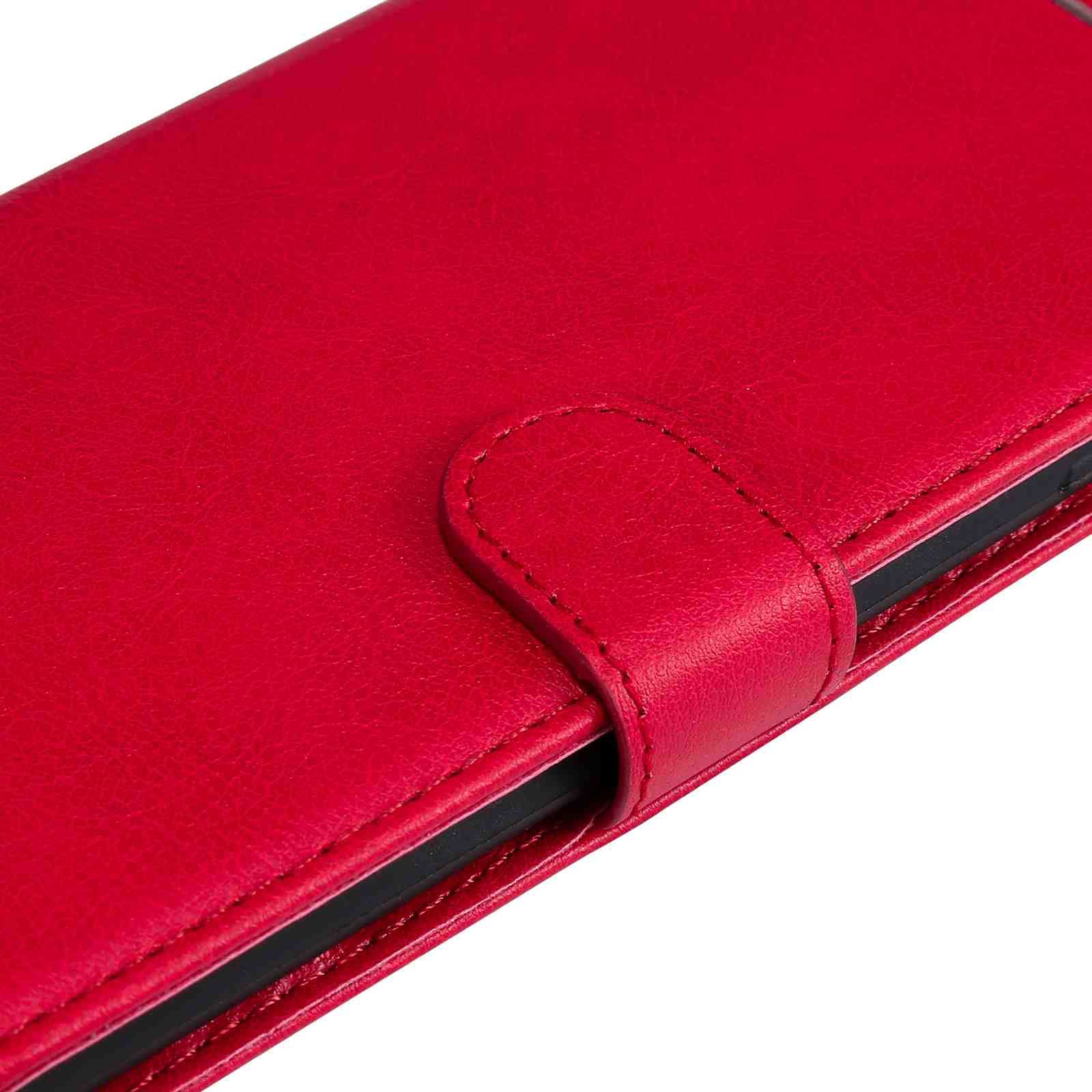Fansipro Phone Cover Wallet Folio Case for LG V20 Mini, Premium PU Leather Slim Fit Cover for V20 Mini, 2 Card Slots, Super Fitting, Red