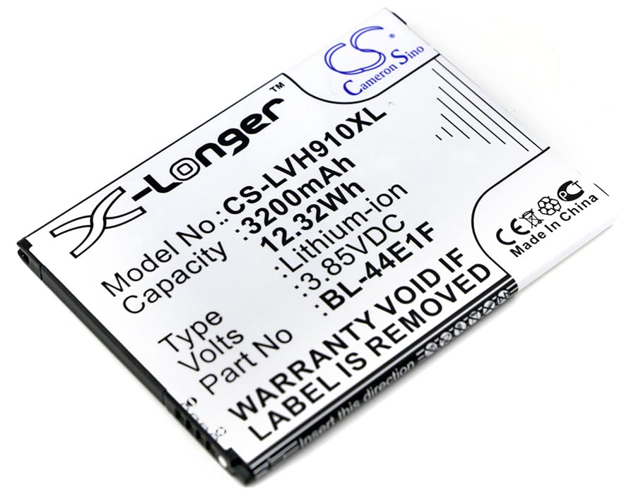 FYIOGXG 3200mAh Battery for F800, F800K, LS777 Boost, LS997, M430, MP450, MP450N, Stylo 3, Stylo 3 Plus, TP450, TP450N, US996, V20, VS995 PN: BL-44E1F, EAC63341101, PAC63320502