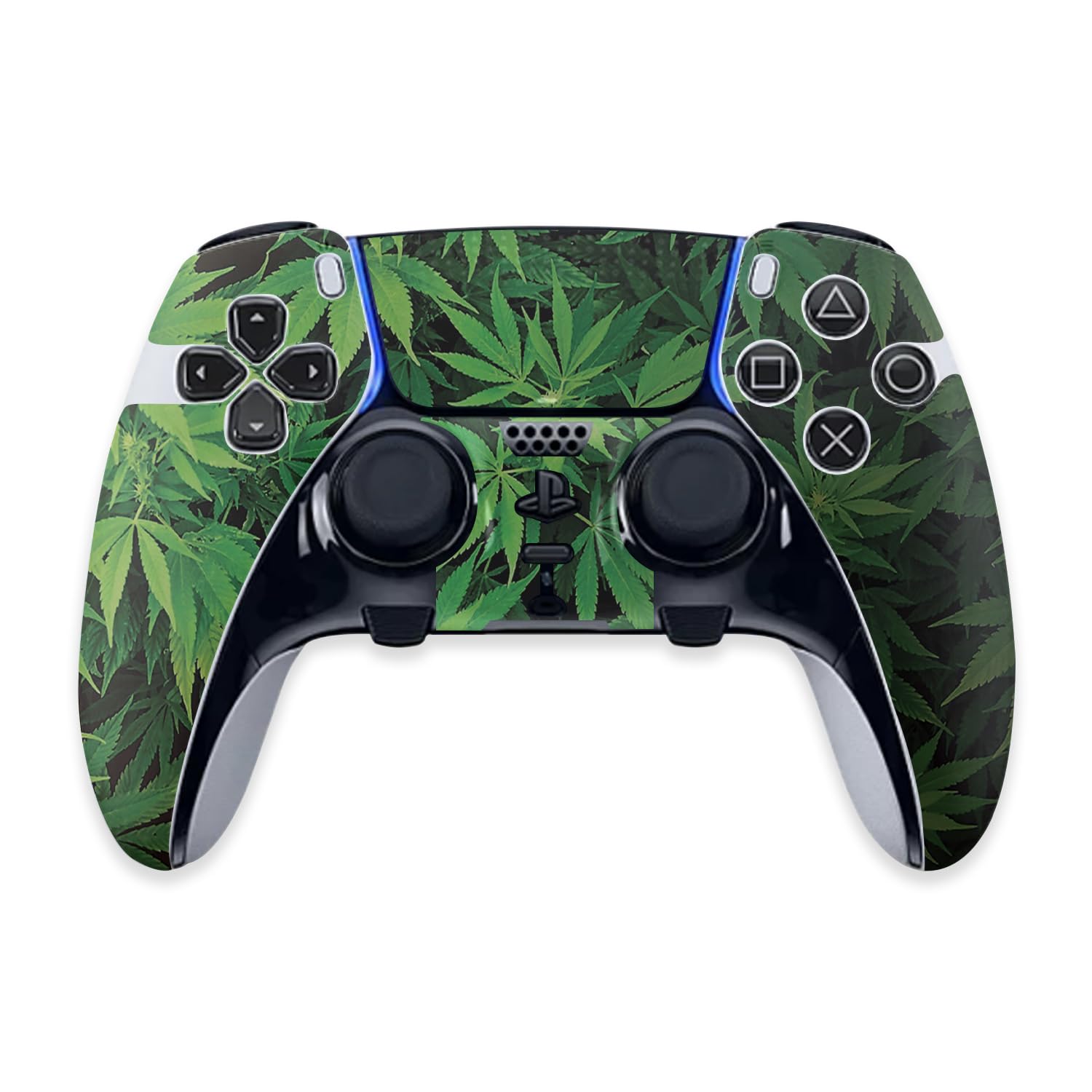 MightySkins Skin Compatible with PS5 DualSense Edge Controller - Weed | Protective, Durable, and Unique Vinyl Decal wrap Cover | Easy to Apply & Change Styles | Made in The USA