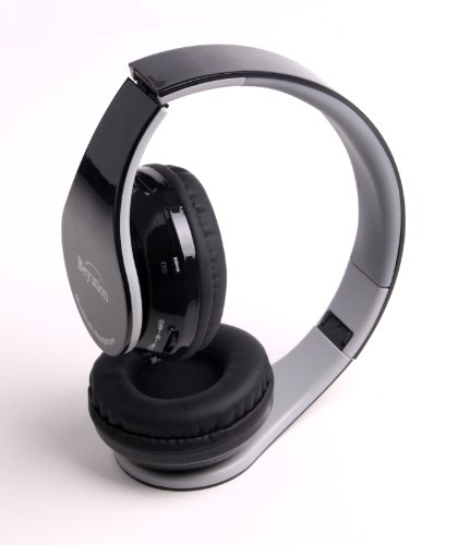 Beyution Hi-Fi Stereo Bluetooth Headphones Best audio Performance Over-ear Bluetooth Headset for Apple Iphone 7 6 5s 5c 5 iPAD Ipod iTouch MAC SAMSUNG S5 S4 S3 Note5 Cell Phone and tablet(BT513-black)
