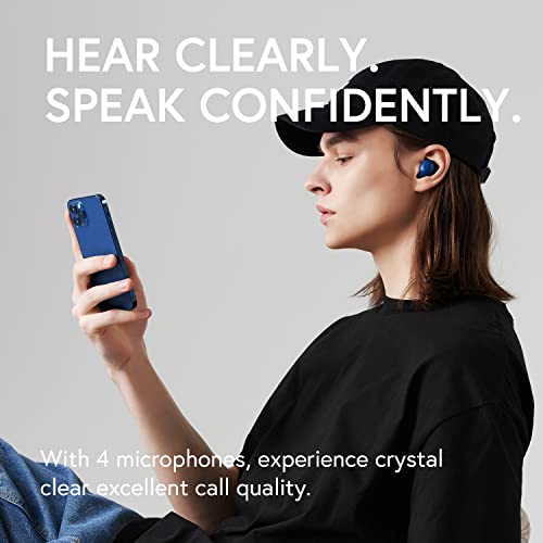 Phiaton Bonobuds True Wireless Hybrid Active Noise Cancelling Earbuds BONB-TN0610BK
