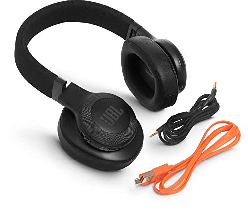 JBL E55BT Over-Ear Wireless Headphones Black