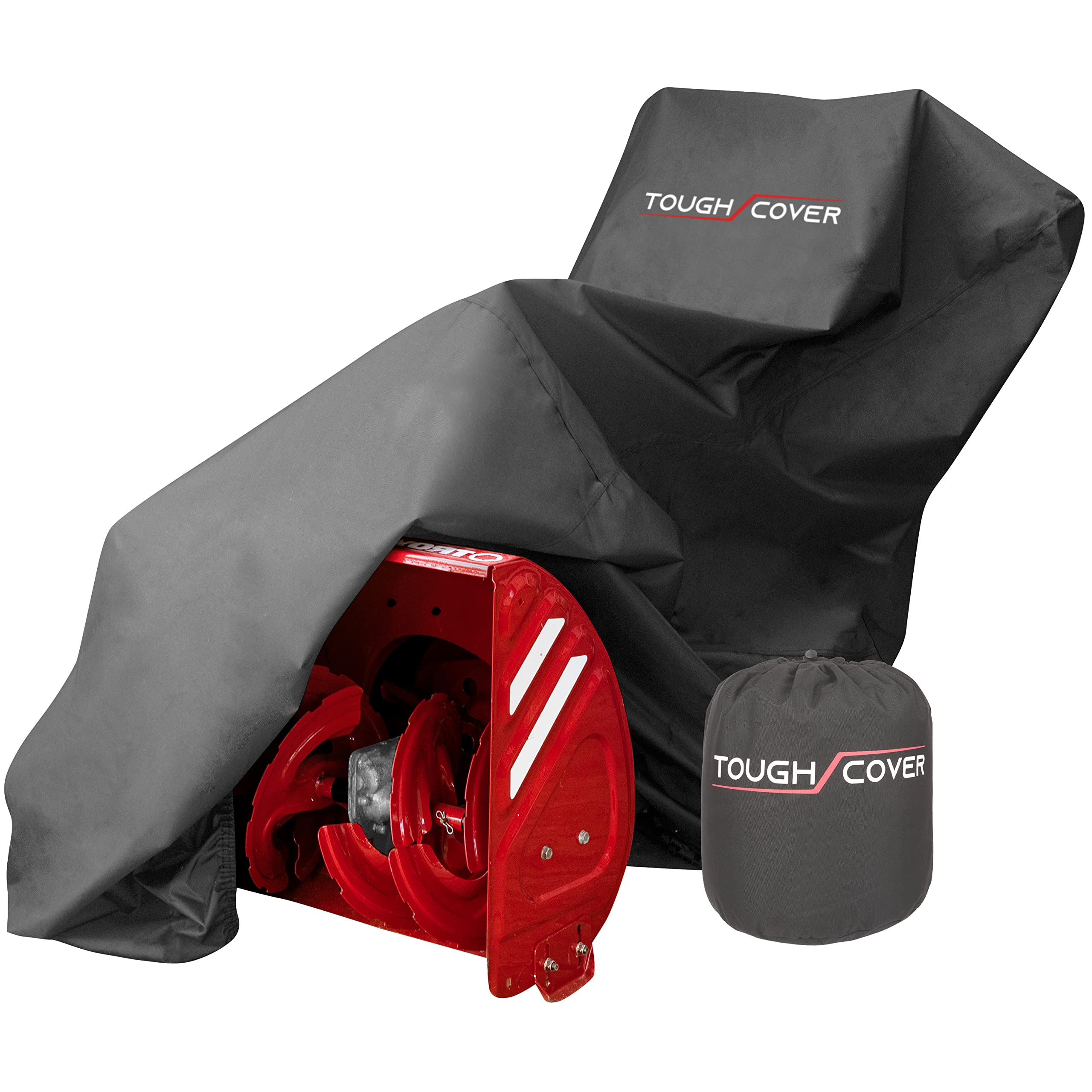 Tough Cover Snow Blower Cover - Certified Waterproof, Heavy Duty 210D Marine Grade Fabric - Universal Outdoor Protection for Snow Blower