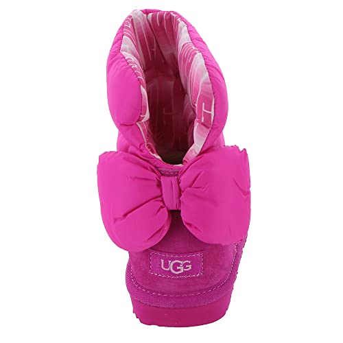 UGG Unisex-Child Bailey Bow Maxi Boot, Rose, 5 Big Kid