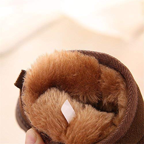 MK MATT KEELY Winter Boots Boys Girls Soft Warm Shoes Toddler Black Snow Boots 10 Toddler Khaki