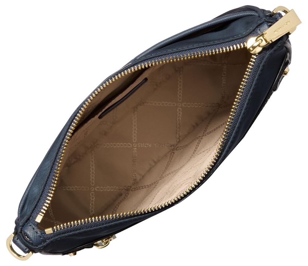 Michael Kors Jet Set Charm Large Crossbody Bag, Gold-Tone Hardware/Navy