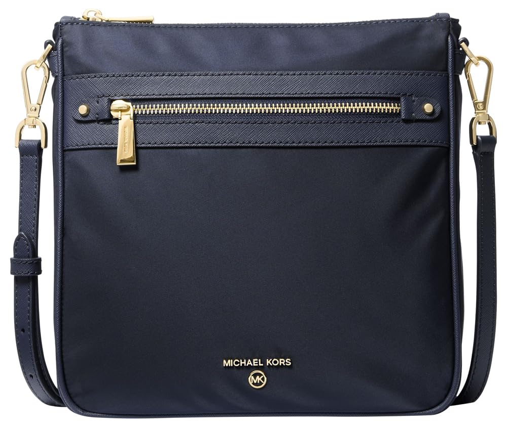 Michael Kors Jet Set Charm Large Crossbody Bag, Gold-Tone Hardware/Navy
