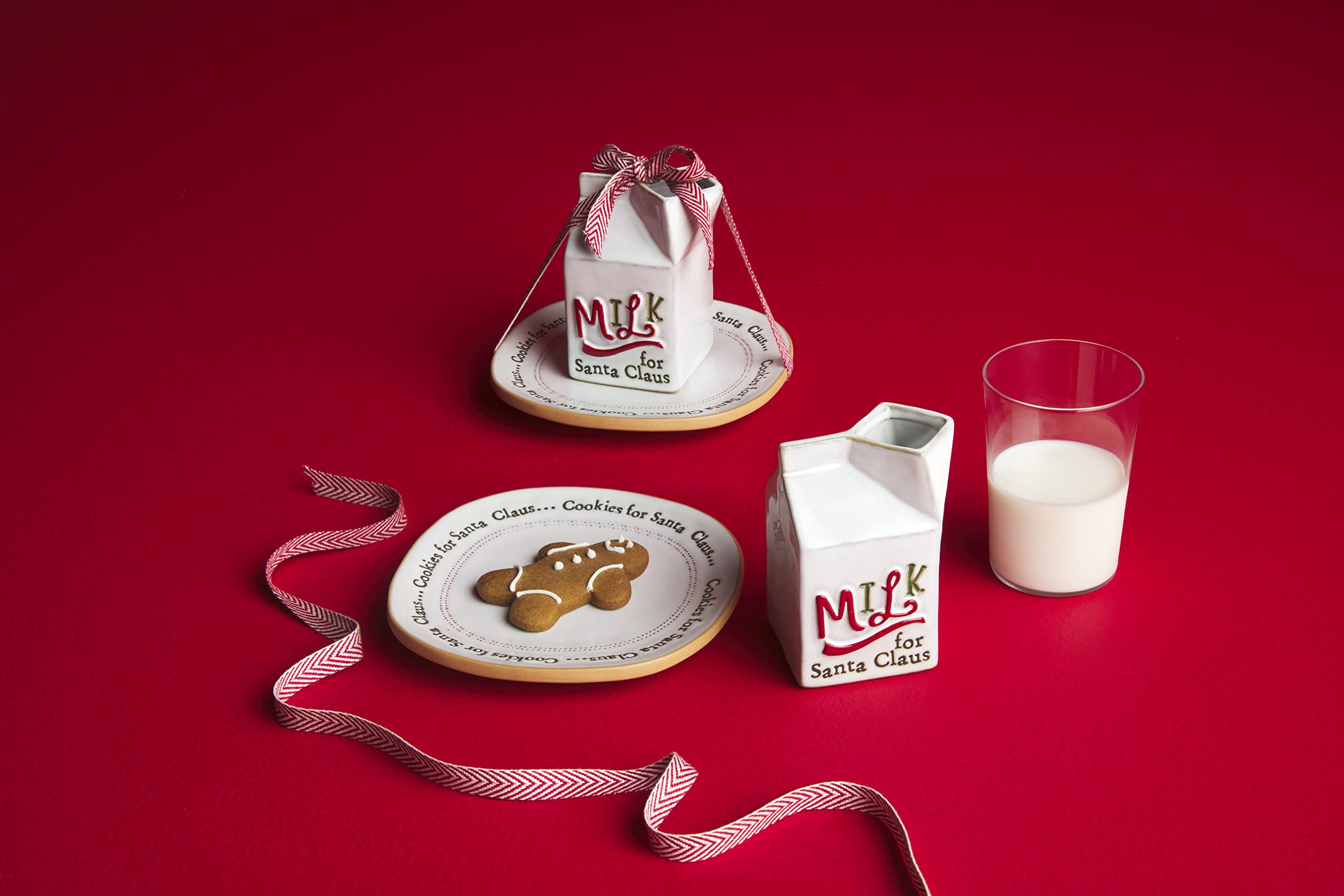 Mud Pie Cookies For Santa Carton Set, White