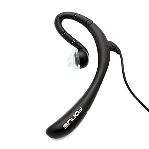 Wired Mono Headset Earphone w Mic Headphone 3.5mm Single Earbud Hands-Free Microphone Over-The-Ear Compatible with Motorola One Zoom Phone