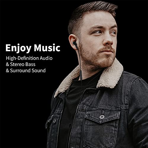 COOYA USB C Headphones with Microphone for Samsung Galaxy S23 S22 Ultra S21 S20 A53 Note 20 Flip 3 DAC Type C Wired Earbuds Magnetic Noise Canceling in-Ear Headset for iPad Pro Pixel 7 6 Oneplus 9 10