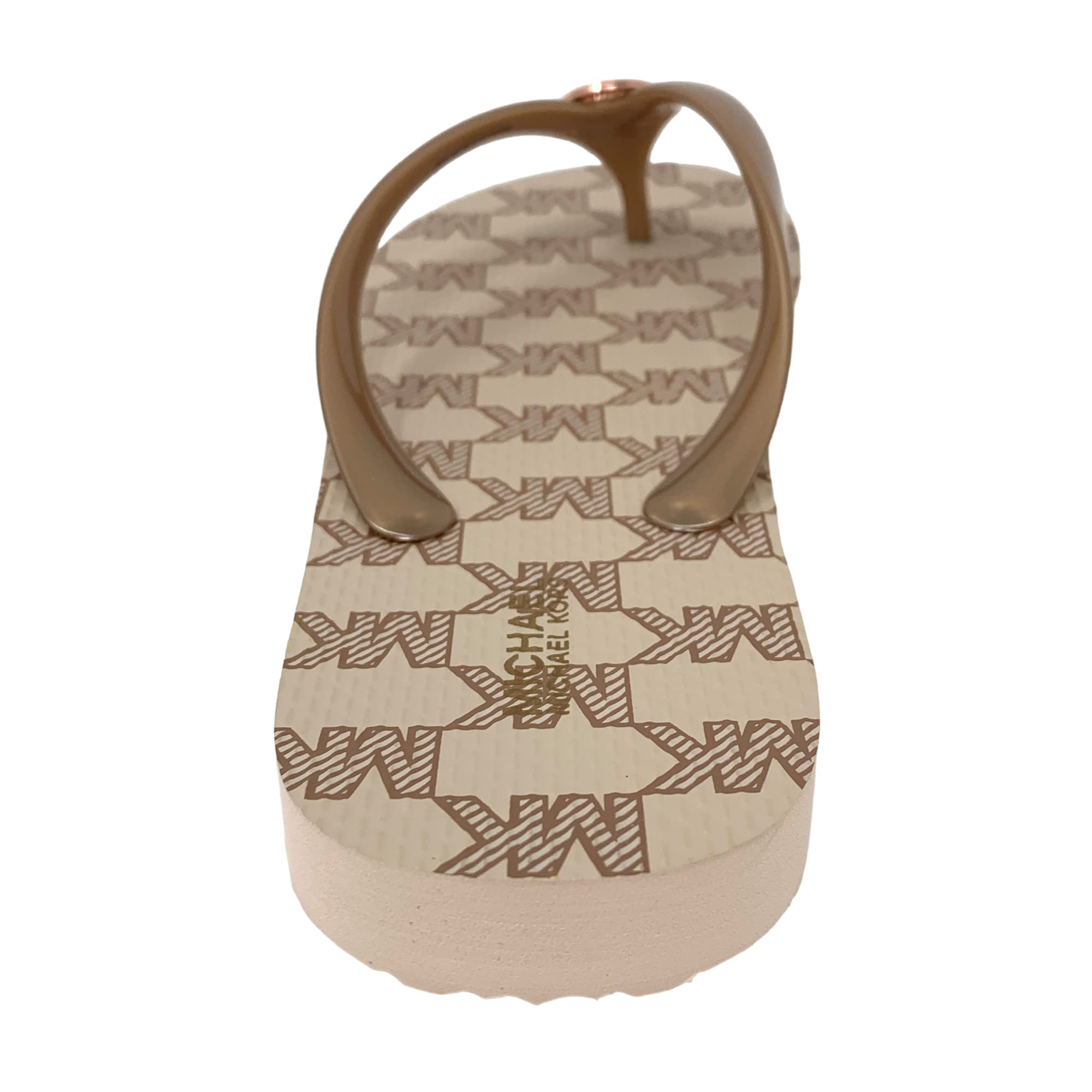 Michael Kors Flip-Flop Stripe EVA (Soft Pink/Rose Gold, us_footwear_size_system, adult, women, numeric, medium, numeric_11)